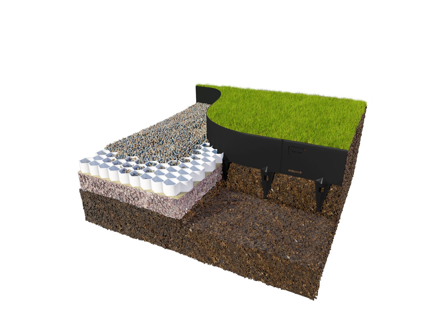 Core - Lawn Edging Strip - 3 Colours