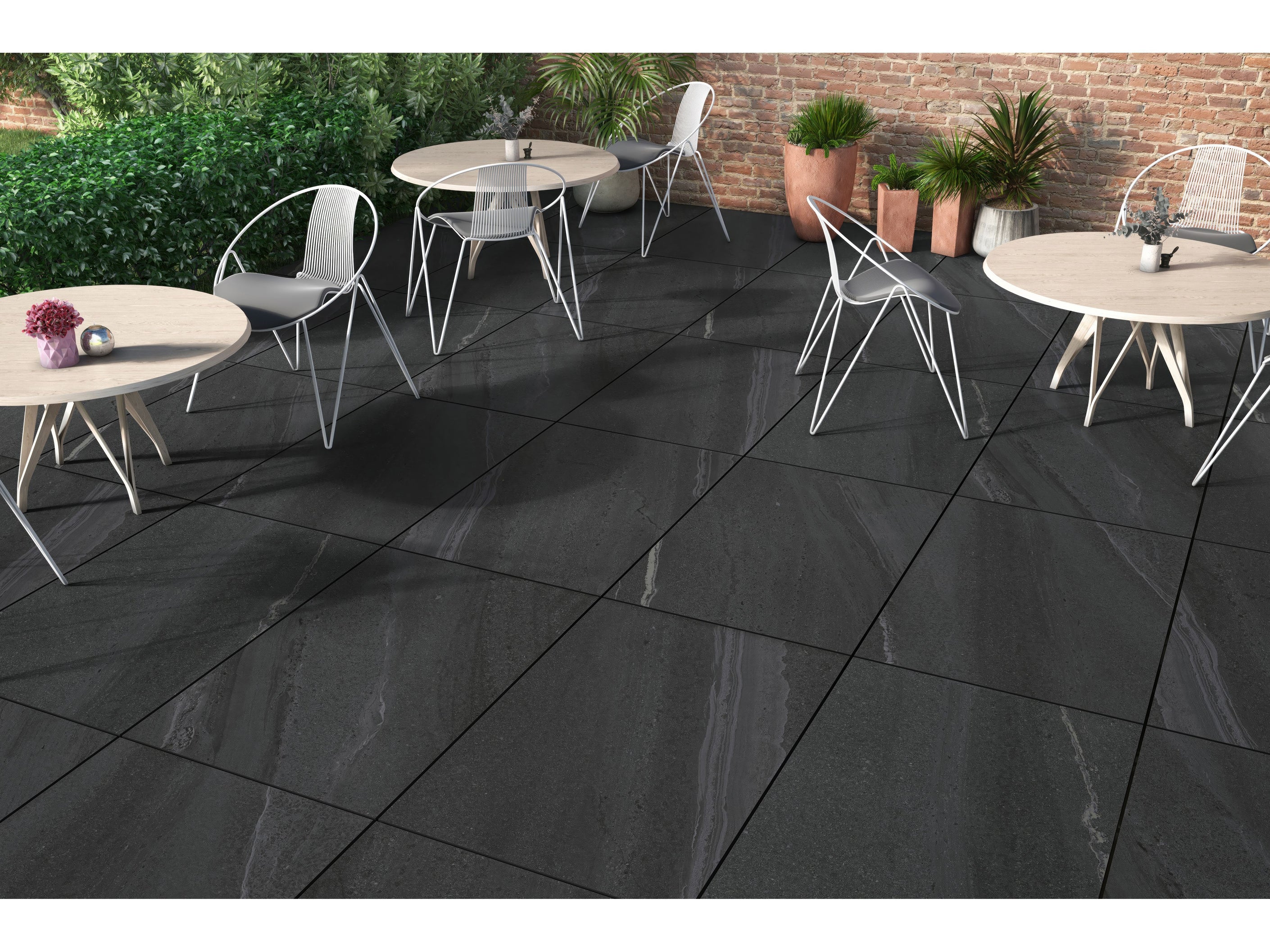 Dunstone Black Porcelain Paving 900 X 600Mm | Order Now