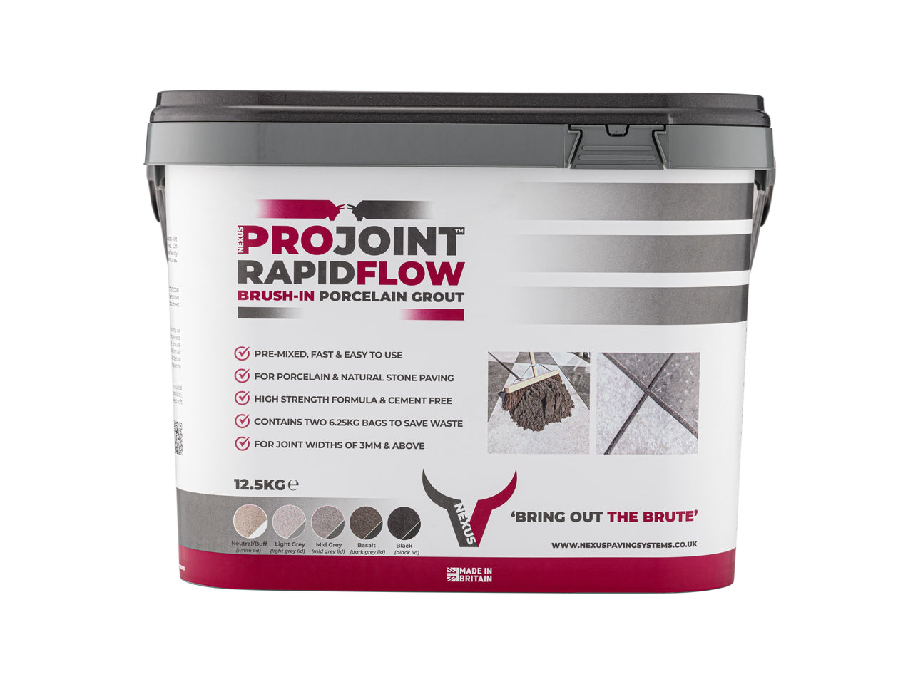 RapidFlow Porcelain Brush in Grout | Family Run Business