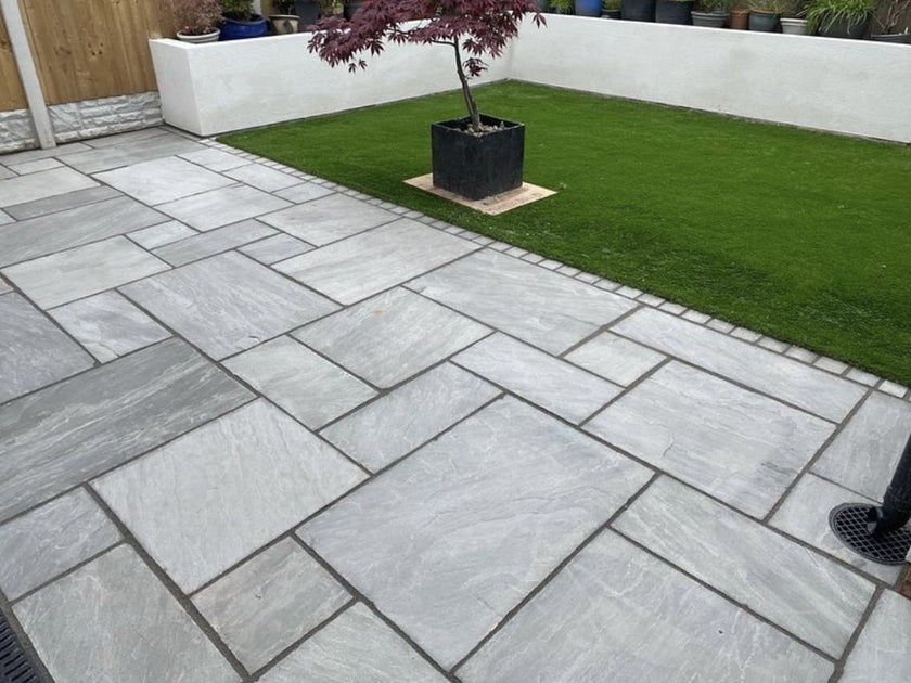 Kandla Indian Stone Grey Sandstone Paving